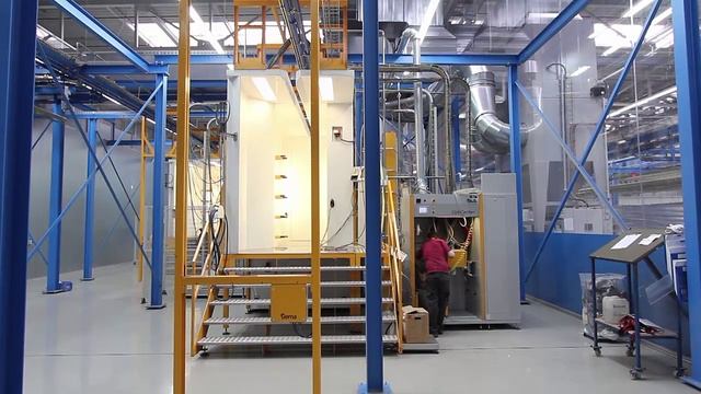 POLYTEG GEMA Как быстро поменять цвета на порошковой кабине