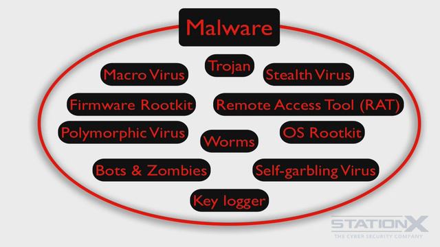 020 Вредоносное программное обеспечение, вирусы, руткиты и RAT