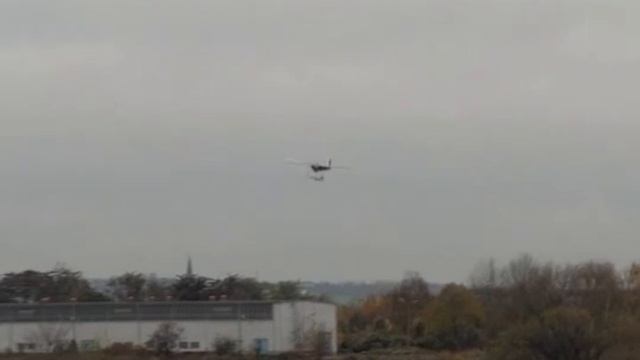 Пуск ракеты с авиамодели 14.11.09