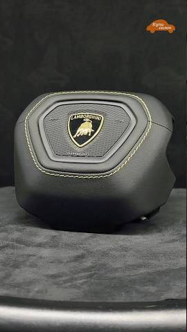 Перетяжка подушки руля Lamborghini Urus #куписалон #auto #lamborghini #автоателье #тюнингателье