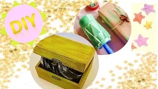 DIY Крафт Как оформить шкатулочку и подарочную упаковку Craft How to make a box and gift wrapped