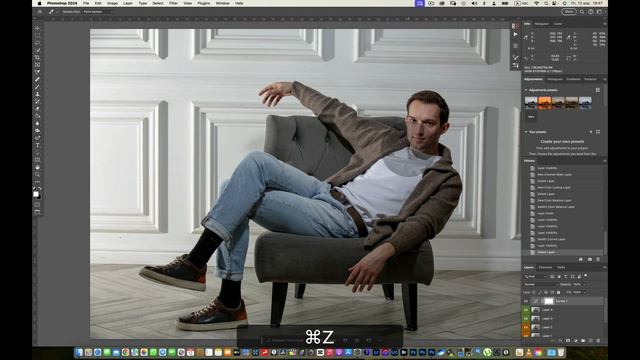 Обработка Никиты. Ретушь