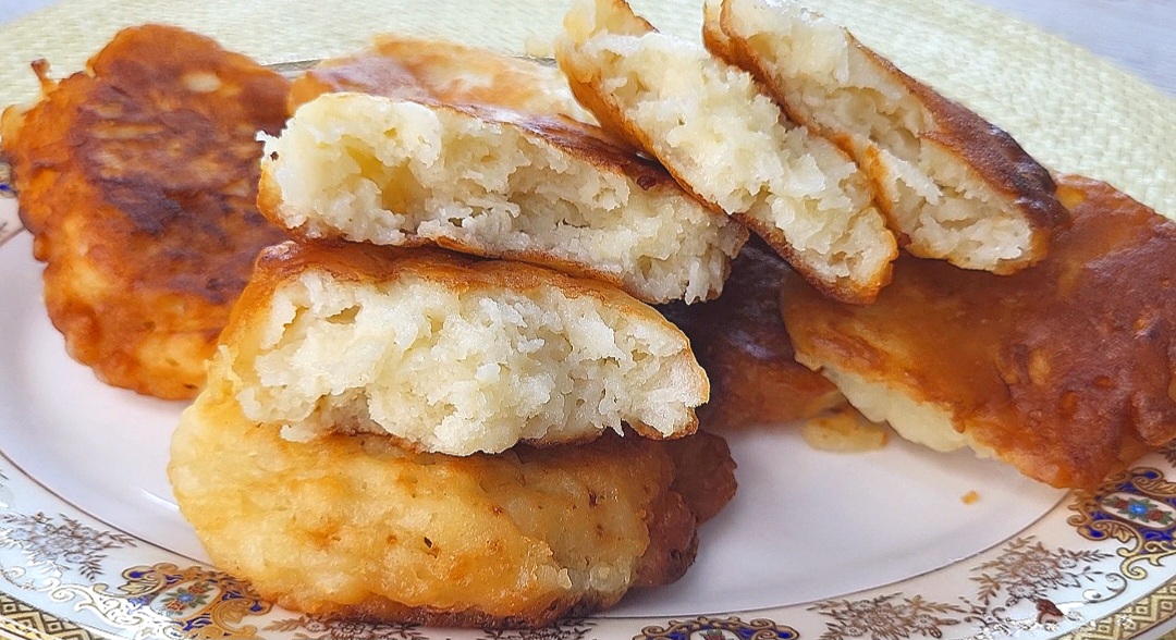 Яблочные оладушки, вкусно и просто