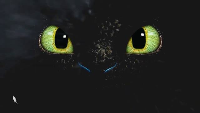 Дракон - Беззубик. Ночная Фурия. Экранная заставка