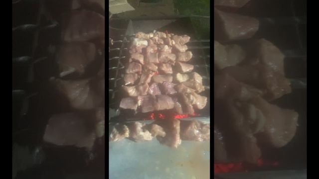 Шашлык из свинины.