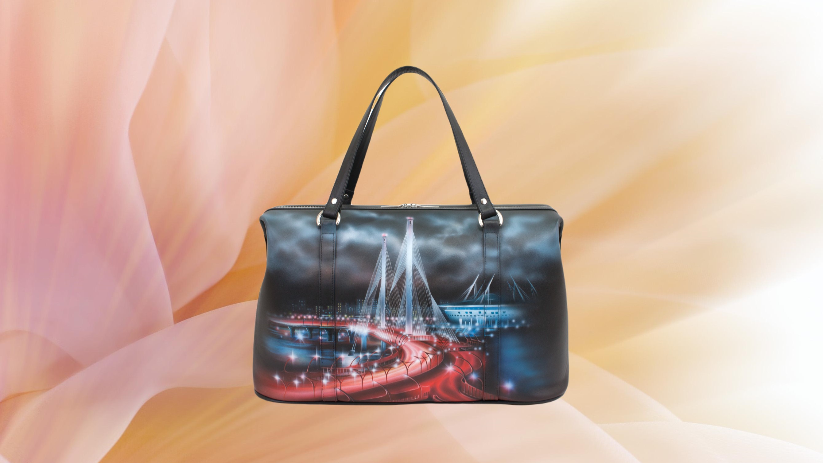 Саквояж дорожный "Зенит Арена аэрограф" Pelle-Volare