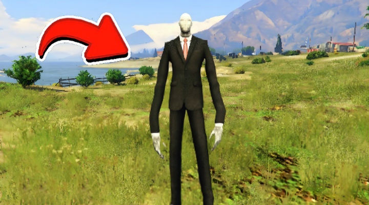 ВСТРЕТИЛ СЛЕНДЕРМЕНА и ПОСМОТРЕЛ ЕМУ в ГЛАЗА! ПОИСКИ ДРЕВНИХ СУЩЕСТВ! SLENDER и ОБЗОР МОДА в ГТА 5!