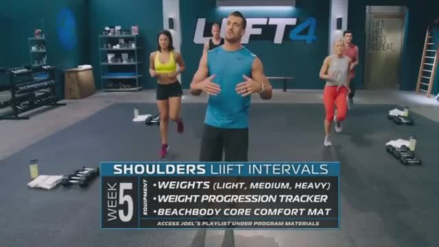 Liift4 - week 5 - 3 shoulders liift intervals