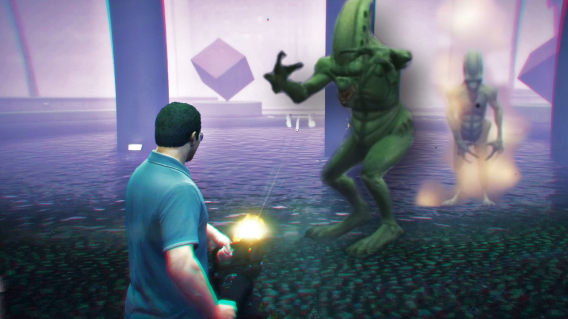 НЛО похищает вкрученного Майка / GTA 5 пришельцы треш прохождение миссии