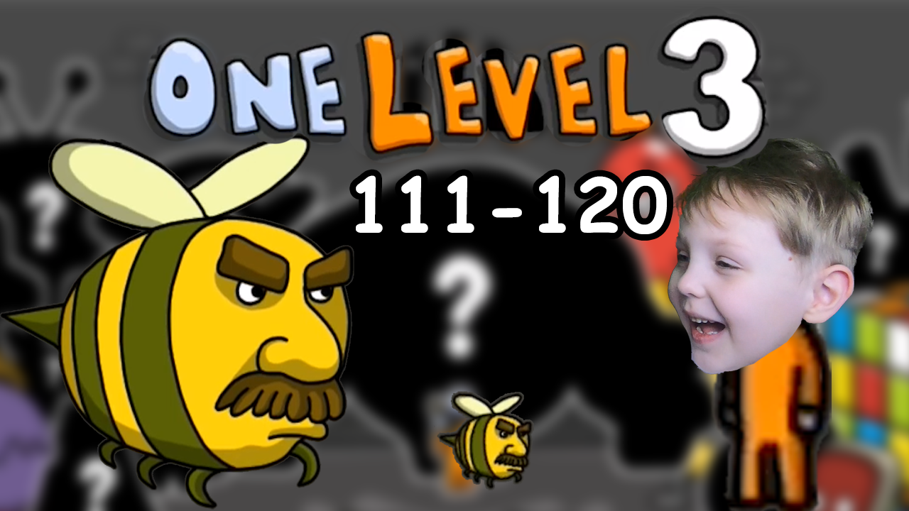 #12 Побег стикмена из тюрьмы! One Level 3! Босс Пчела! Уровни 111-120