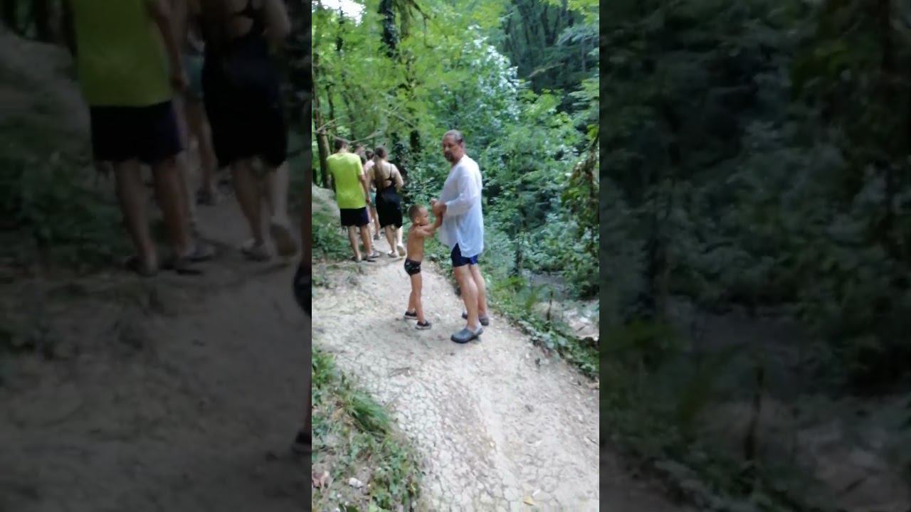Крутой спуск с 33 водопадов, Сочи, 18.07.2024 #shorts