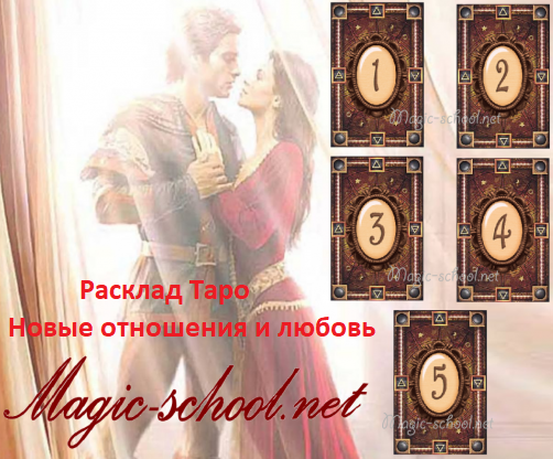 Расклад карт Таро Новые отношения и любовь