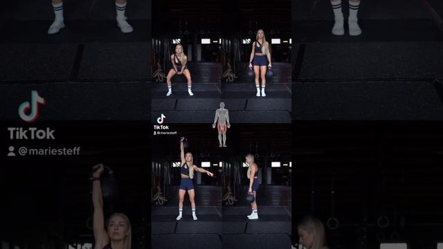 Идеальная тренировка с гирями для нижней части тела для укрепления ног и роста ягодичных мышц