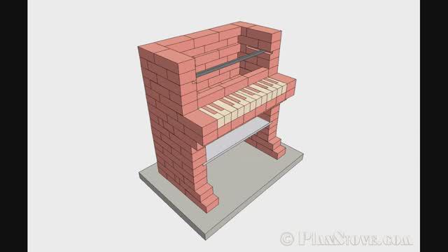4x2.5 br 2.0.0 - Проект уличной барбекю из кирпича