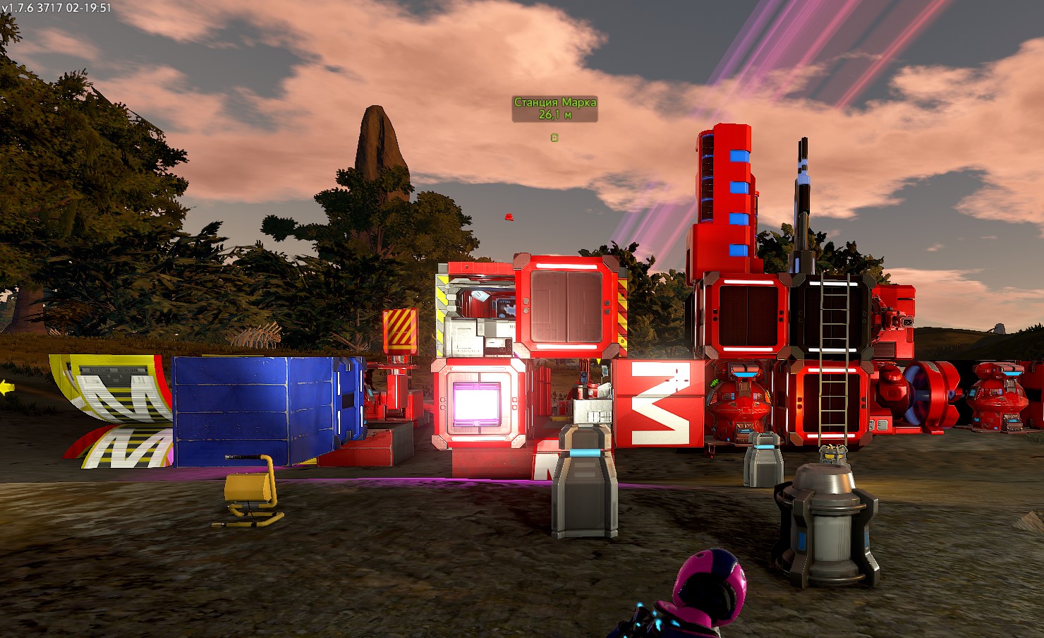 Galactic survival. Первое парящее судно.