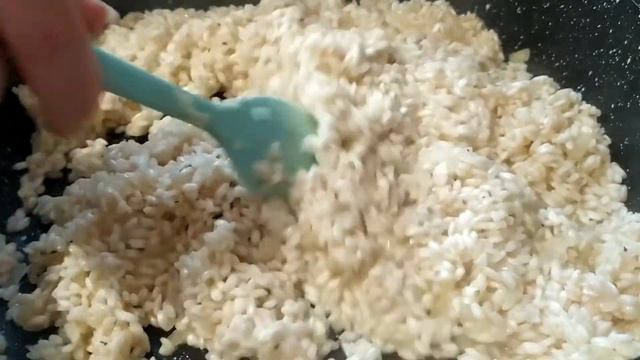 Ризотто с креветками.