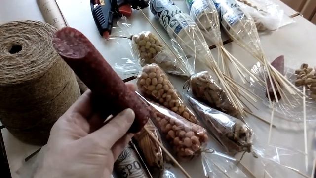 Мужской букет своими руками