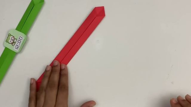 Учимся делать наручные часики к из бумаги своими руками! ОРИГАМИ, Поделки из бумаги \\ Origami Craft