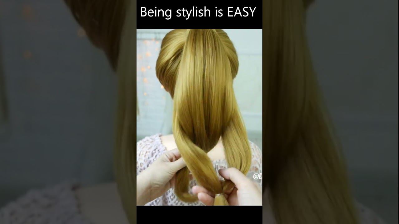 Сool Way to style the Ponytail