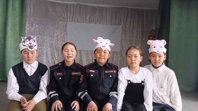 Инсценировка сказки "Волк и семеро козлят" , средняя группа, Хомушку Чаймаа Климовна