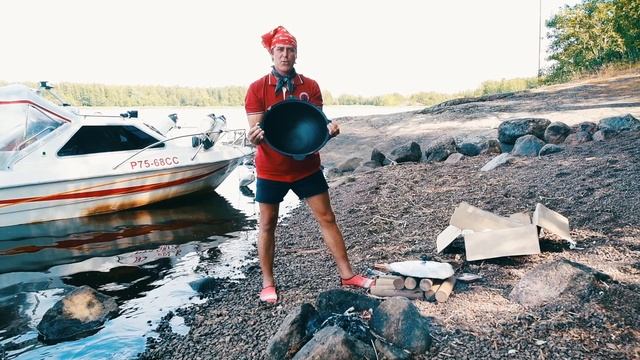 Распаковка и обжиг казана