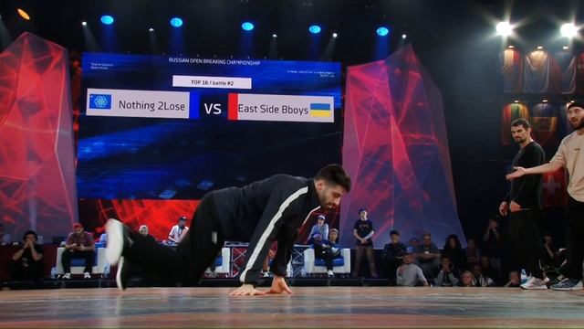 Nothing 2 Lose vs East Side BBoys | 1/8 ROBC 2019 Crew