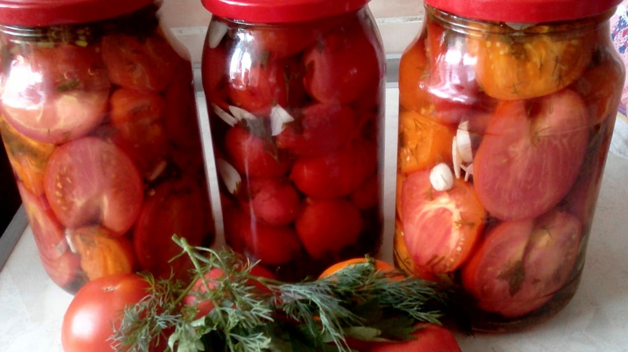 Помидоры "Пальчики оближешь", на зиму,