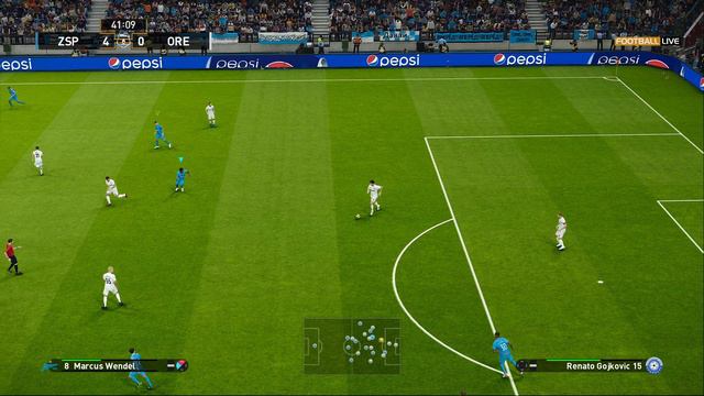 eFootball PES. Зенит - Оренбург 20 апреля