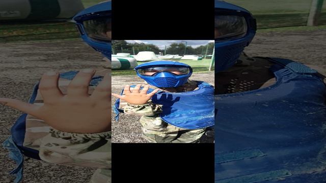 Пейнтбол для детей/как сделать пять хэдшотов