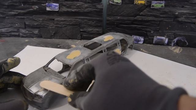 Limousine Chyrsler 300C - Реставрация заброшенной модели автомобиля   \\ Реставрация модели авто