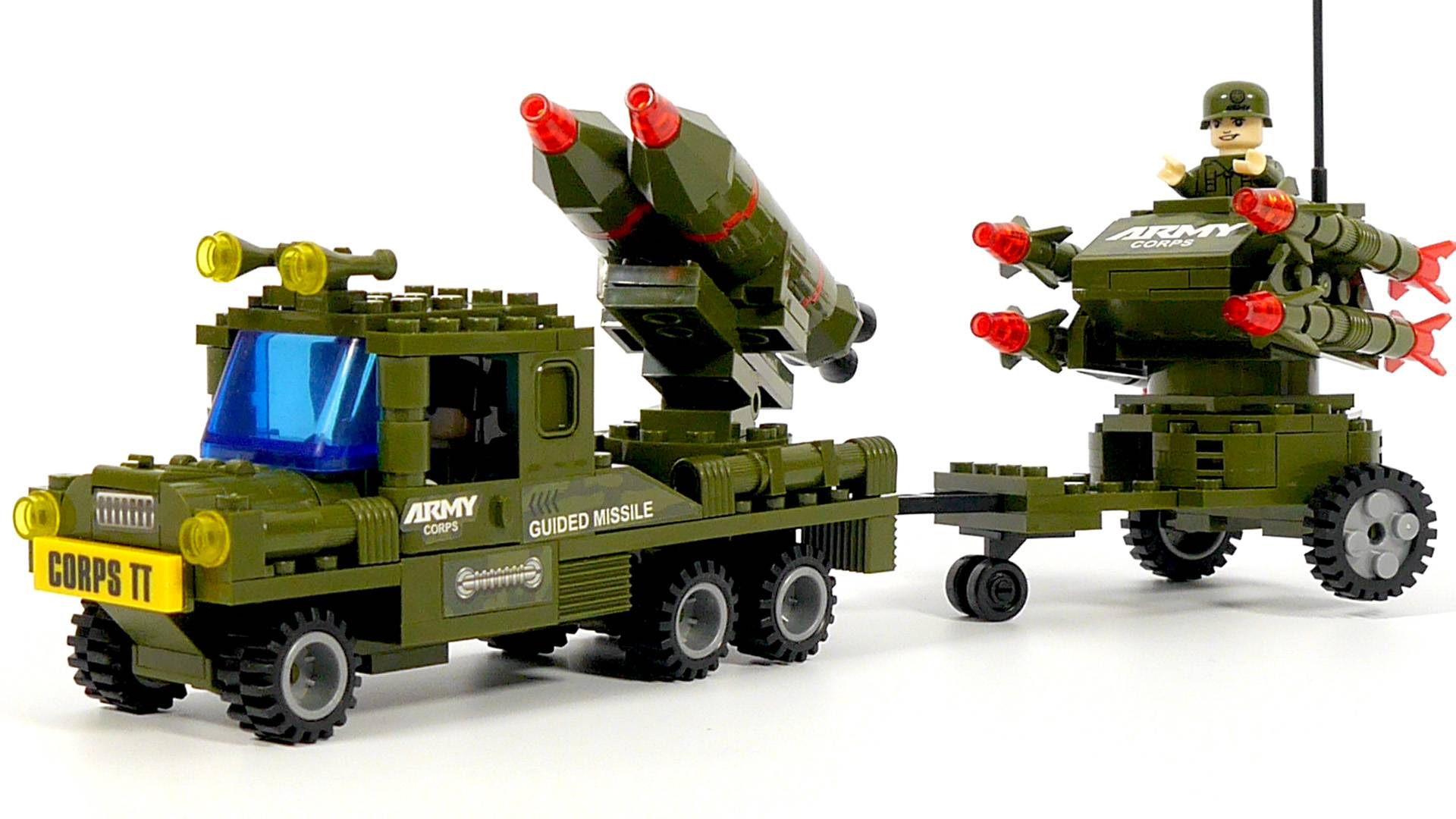 Собираем Ракетную установку из LEGO - конструктор AUSINI 22505