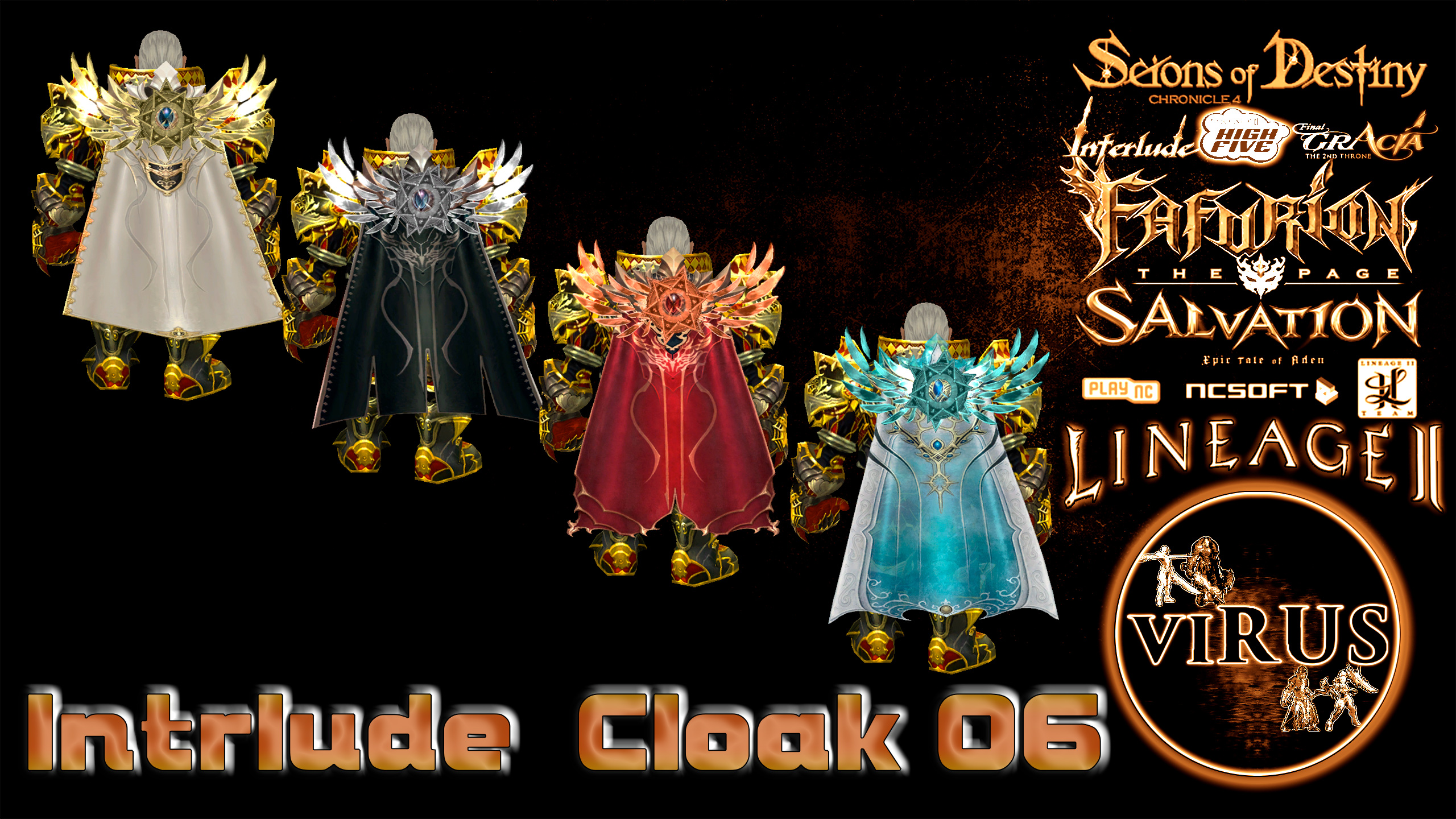 New Cloaks Set 06 for the c4-Interlude server ◄√i®uS►