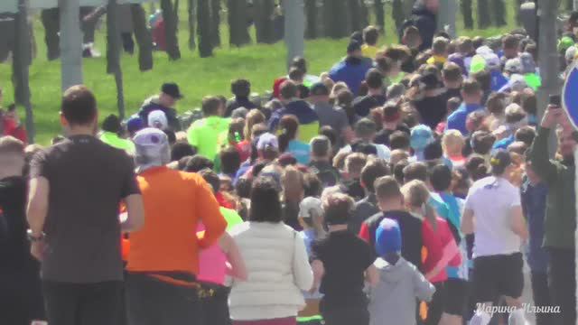 Царскосельский марафон.  Массовый старт 3 и 11 км.