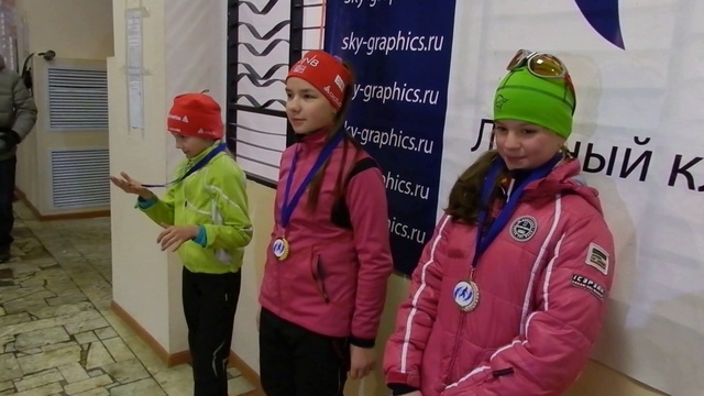 Награждение призеров ЛБМ-2016 девочки 12 лет