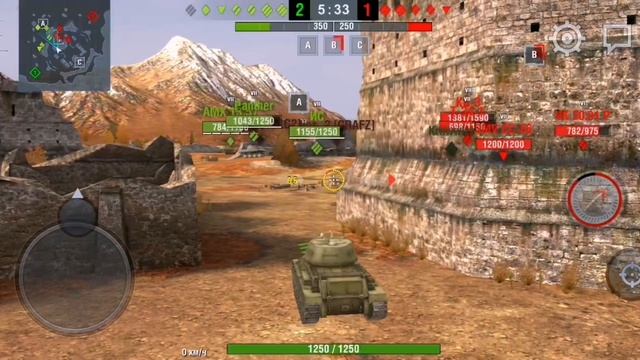 world of tanks! разгром танка Кв-3! бой на соточку