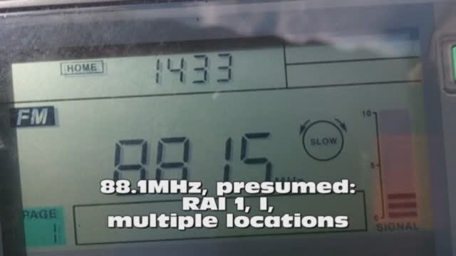 20.08.2017 11:33UTC, [Es], предположительно RAI 1, Италия.