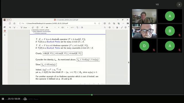 Заседание от 29.05.2024. Докладчик:  Горохова Светлана Георгиевна, ЮМИ ВНЦ РАН