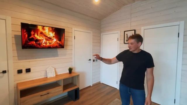 Интерьер выставочного дома Barn House от компании Альфа Строй!