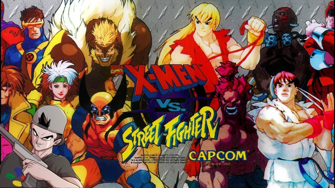 X-Men vs Street Fighter. Геймплей клип.