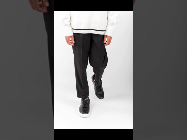 Шаговита: полуботинки для мальчика модель 51491.черно-белый