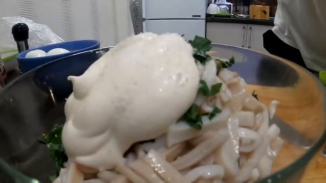 Топ 3 Самых популярных Салата с Кальмарами! (720p)