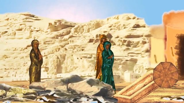 Религия. Мультфильм Жены мироносицы. Православие. Евангелие. Вера. Анимация.mp4
