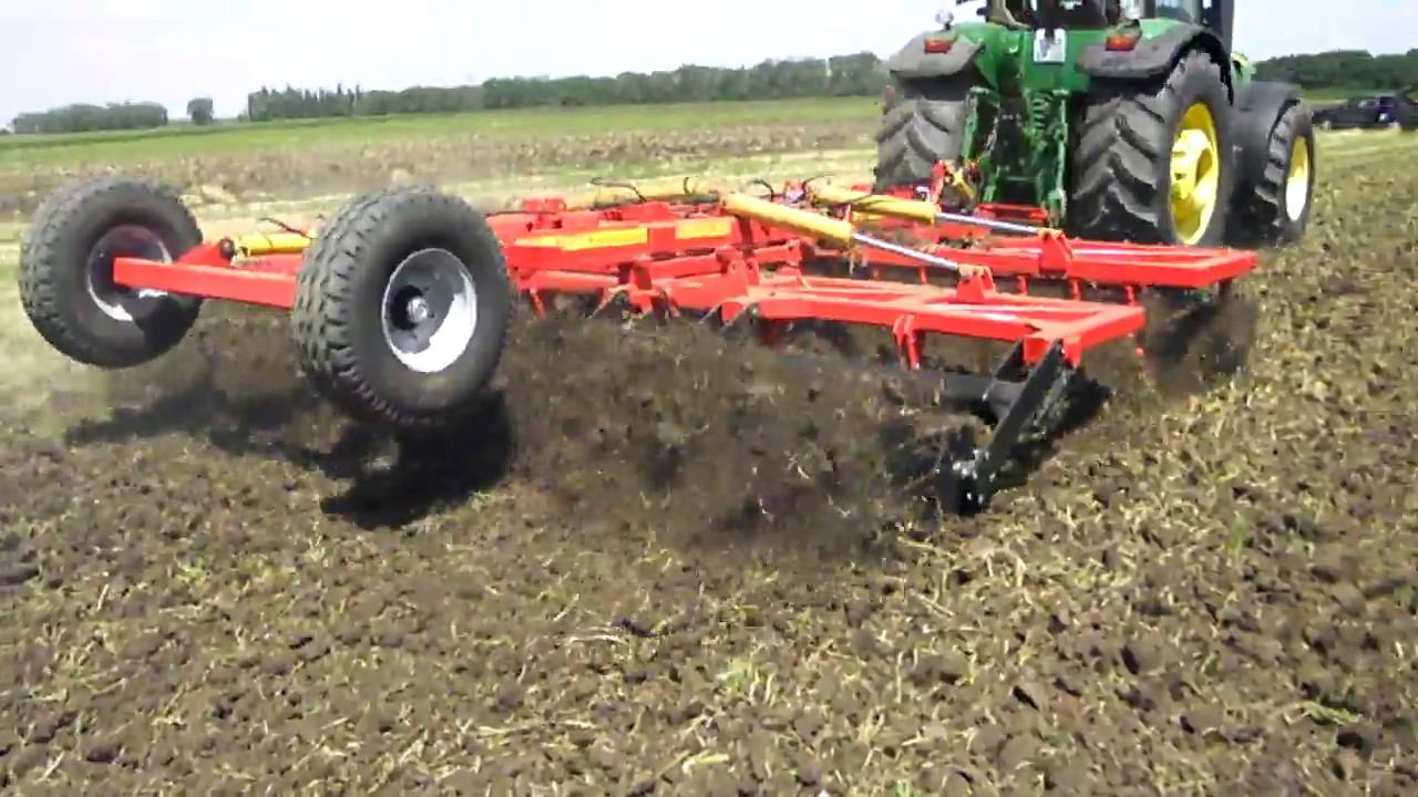 Первое испытание в 2014 году бороны дискочизельной РОСОМАХА БДЧ 5х4 производства БДТ-АГРО