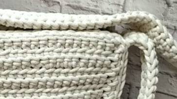 Сумка крючком из шнура 24 июля 2024 г