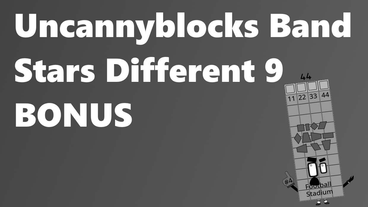 Uncannyblocks band Stars Different 9 + Bonus
