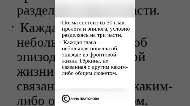 «Не все герои носят плащи. А.Т. Твардовский «Василий Теркин»» (Анна Платонова)