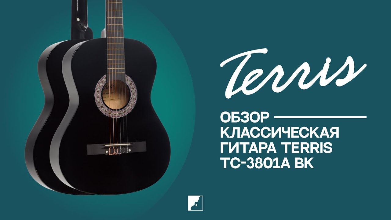 Обзор классической гитары TERRIS TC-3801A BK