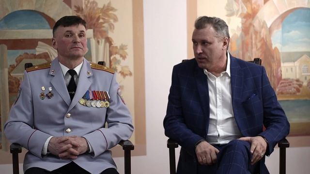 Творческая встреча с автором военно-патриотического проекта «Ни шагу назад!»