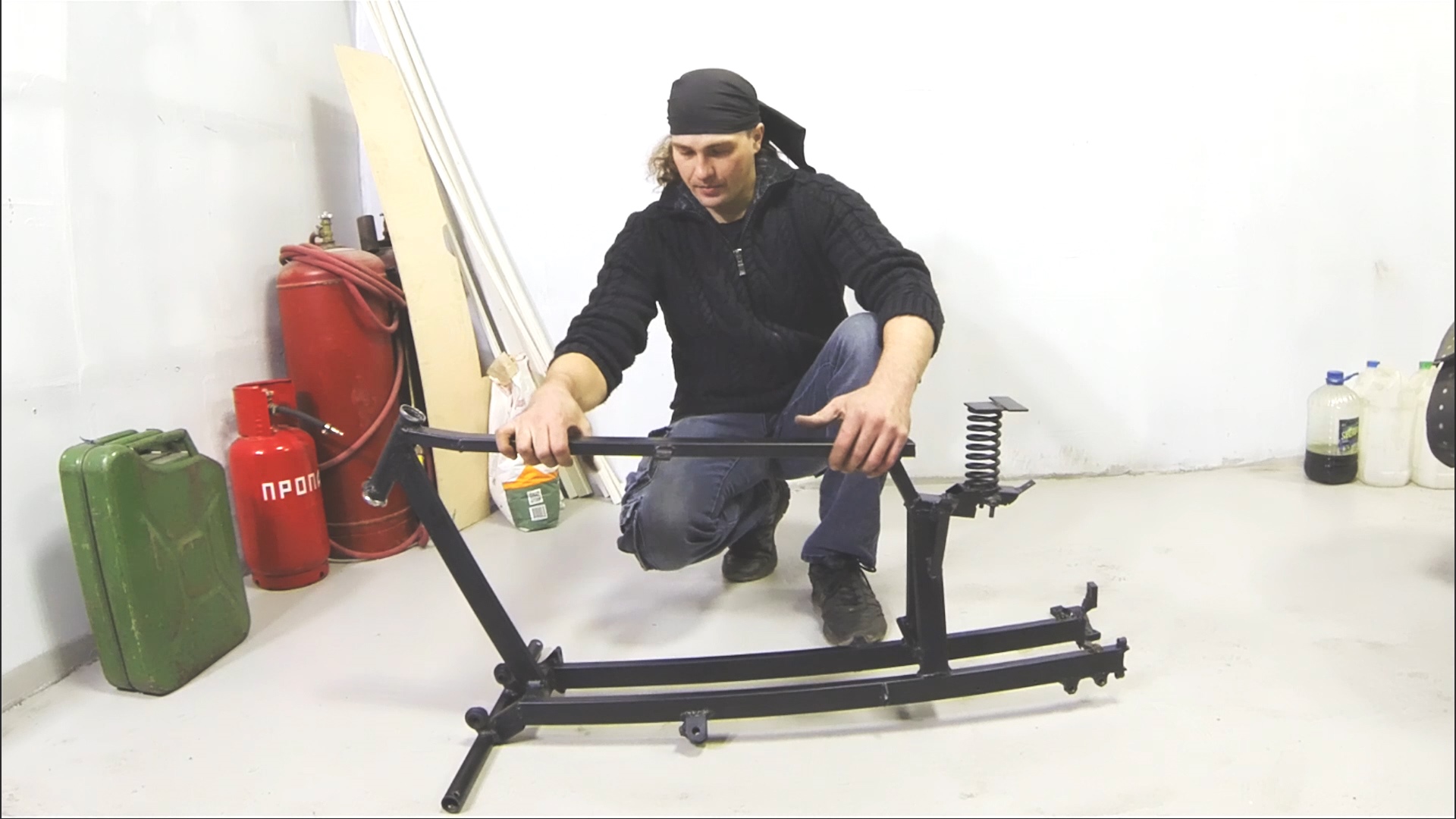 Паровой мотоцикл. 1 серия