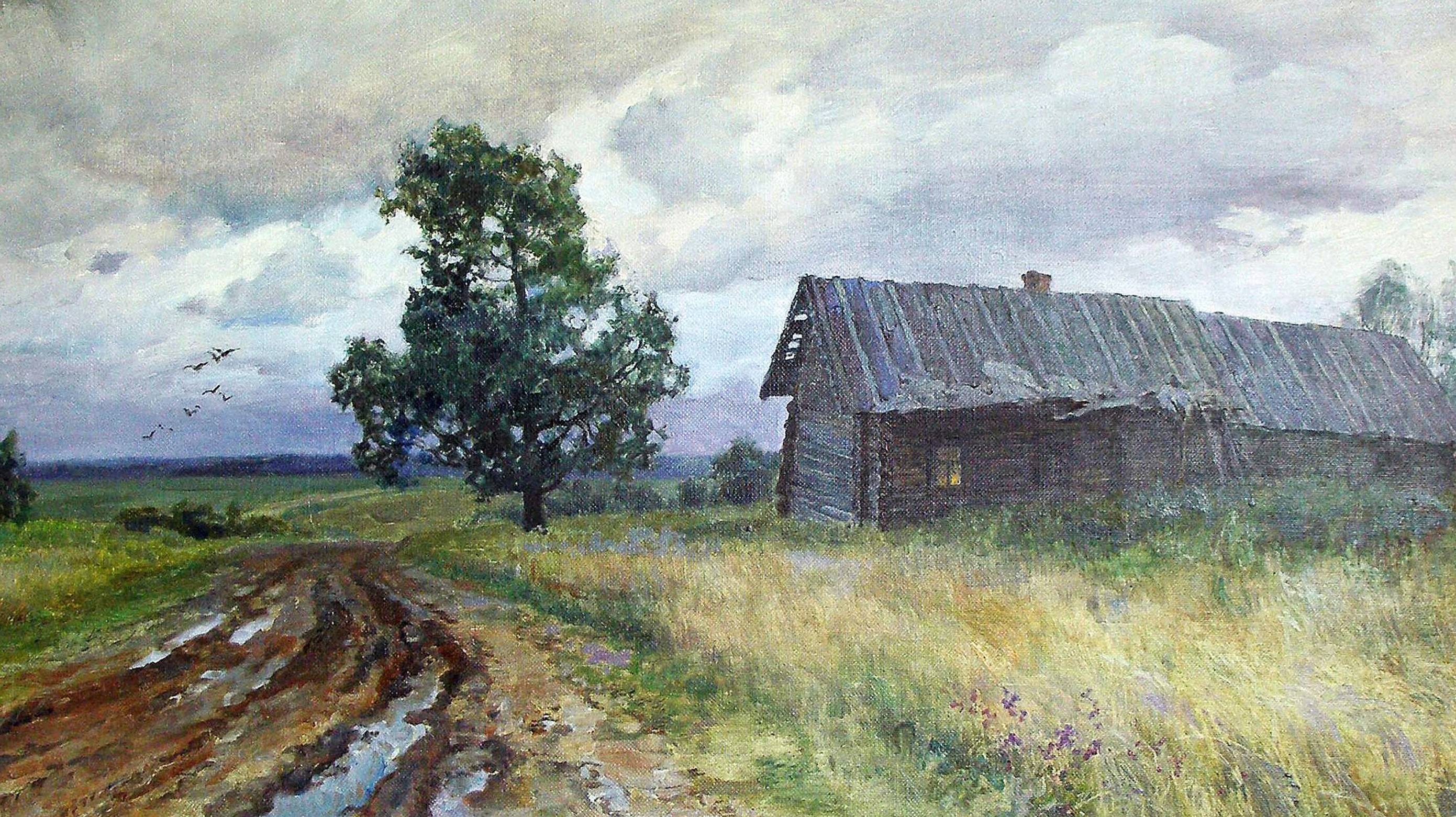 На родине. Художник Олег Бороздин.